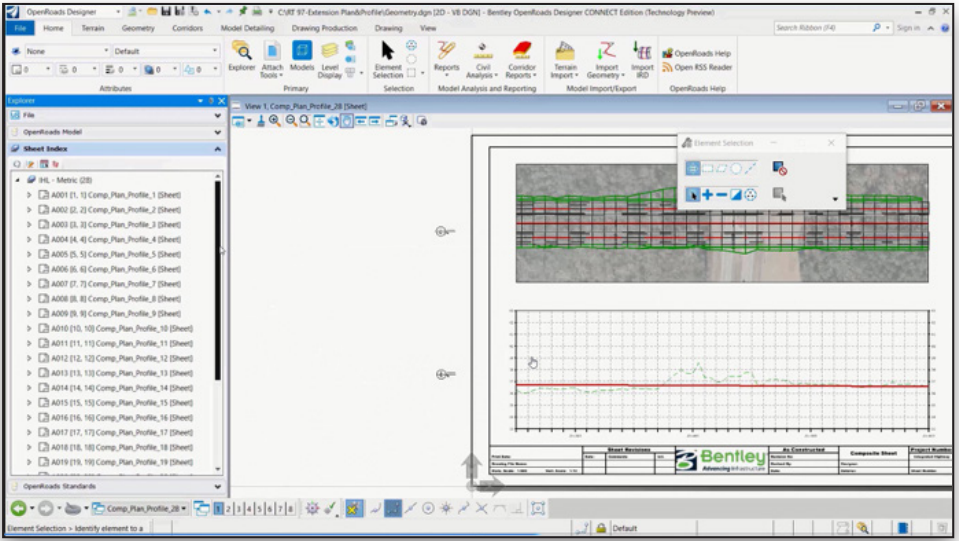 道路设计BIM软件OpenRoads Designer