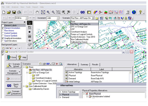 水流分布与管理软件-WaterCAD-OpenFlows WaterCAD-BIM/土木结构仿真分析-软服之家