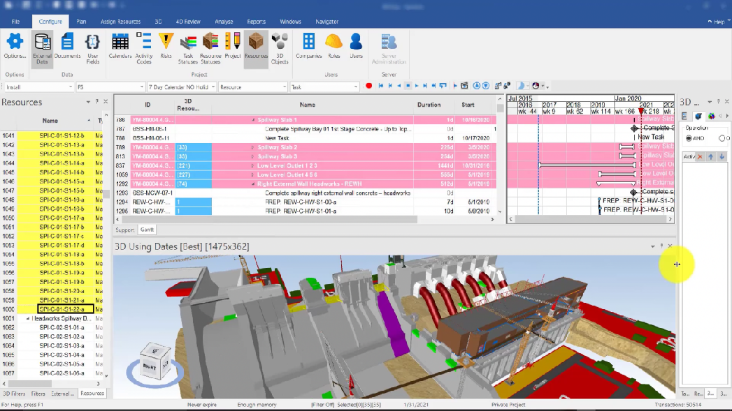 Synchro施工BIM软件_施工进度模拟软件